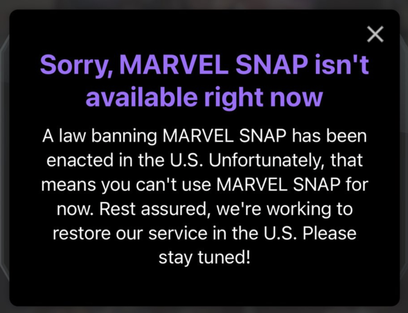 NEWS: Marvel Gaming App BANNED Due to New TikTok Law - AllEars.Net
