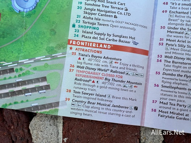 Disney Releases Brand New Park Map in Magic Kingdom - AllEars.Net