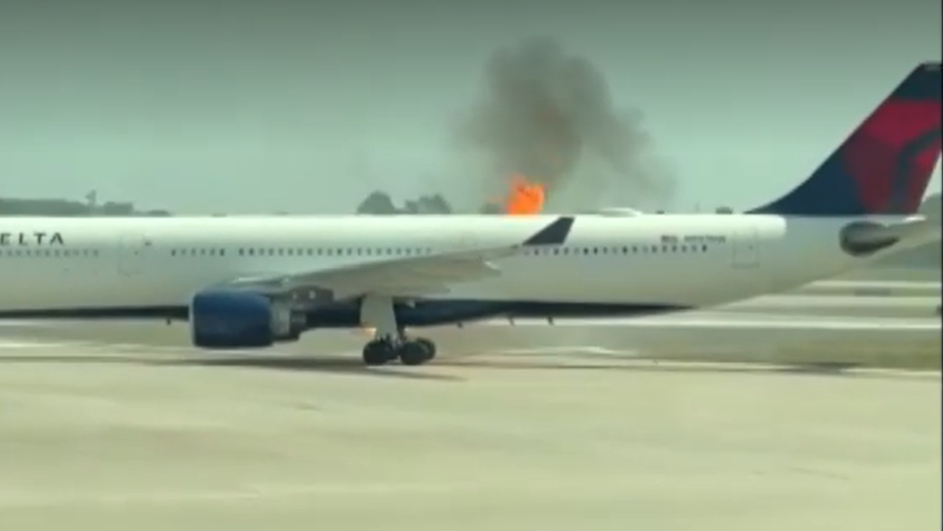 NEWS: Delta Flight Catches Fire at Orlando International Airport ...