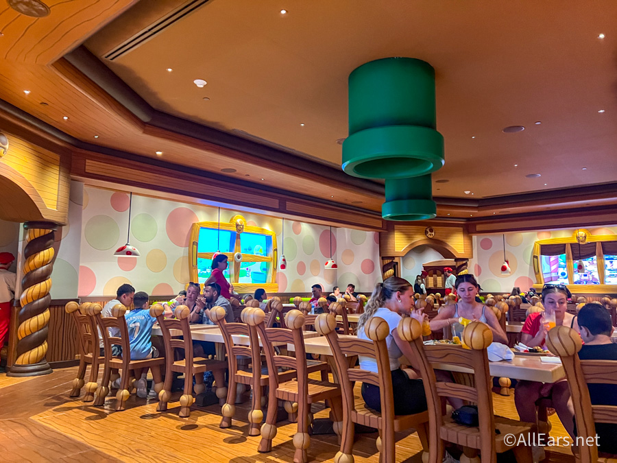 Interior Pictures of Toadstool Cafe in Universal Orlando - AllEars.Net