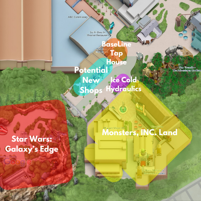 These 4 Maps Show the Fate of Disney's Hollywood Studios - AllEars.Net