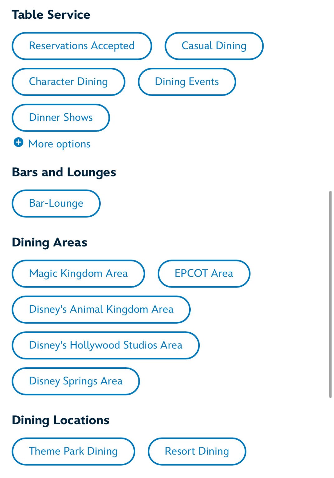 NEW Dining Reservation Features Just Rolled Out on the Disney World ...