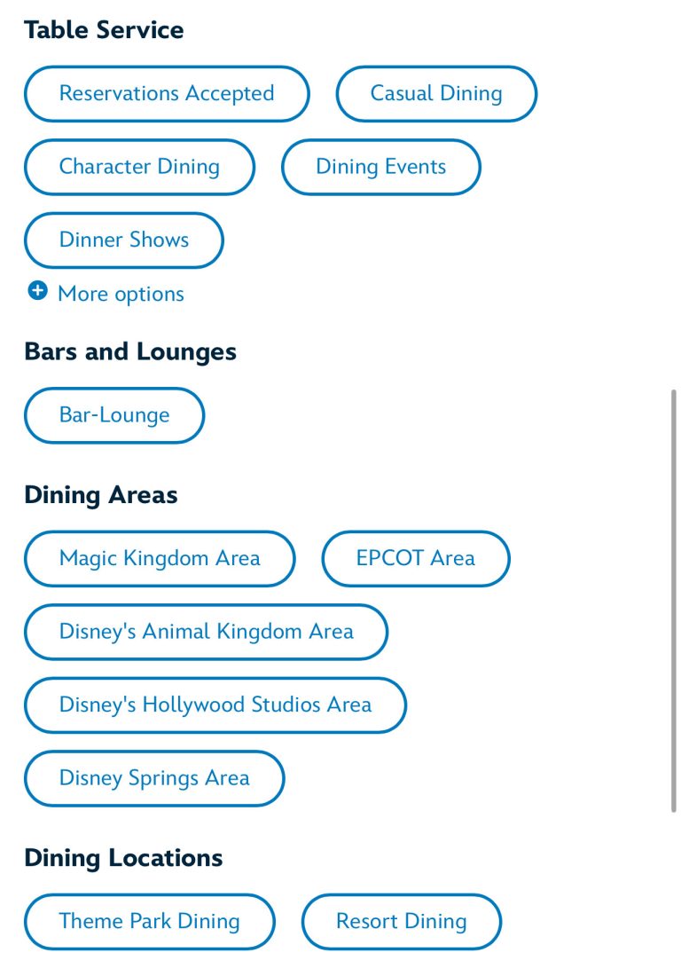 NEW Dining Reservation Features Just Rolled Out on the Disney World ...