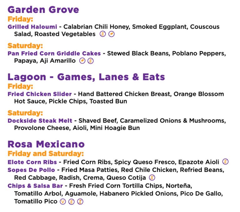 CONFIRMED: Full Menus Revealed For Disney World's Swan & Dolphin Food ...
