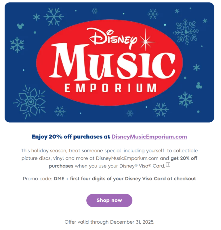 NEW 20% Disney Visa Card Perk Just Dropped - AllEars.Net