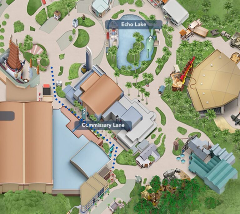 This Map Shows 5 Oddly Efficient Shortcuts at Disney's Hollywood ...