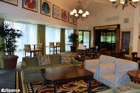 Interior Pictures of Turf Club Lounge in Walt Disney World - AllEars.Net