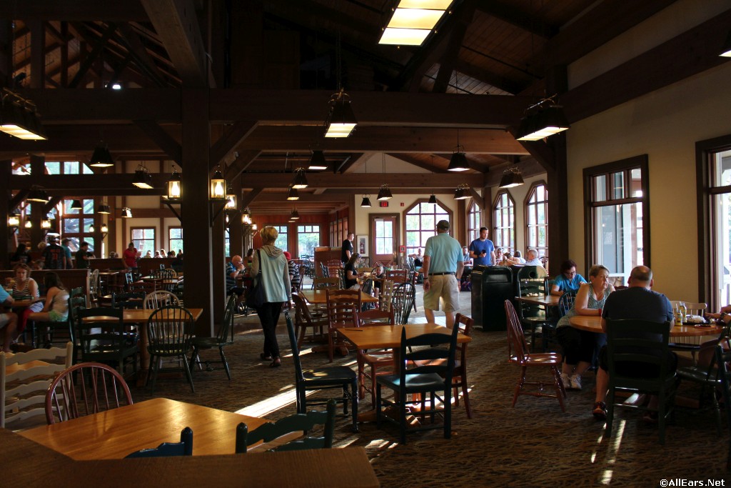 Interior Pictures of Riverside Mill Food Court in Walt Disney World ...