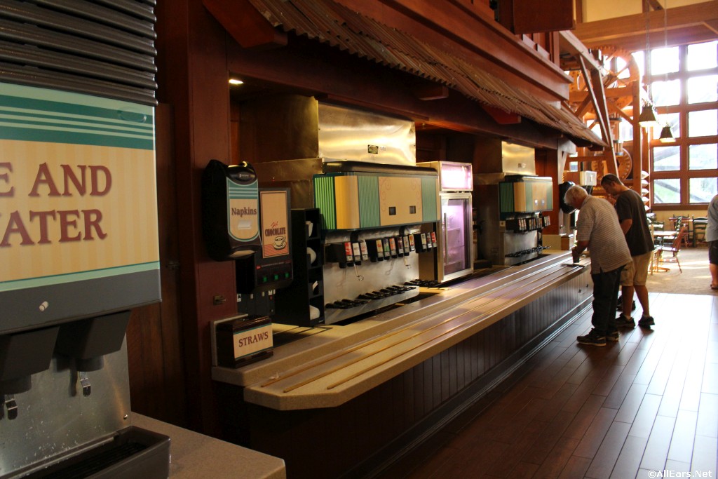 Interior Pictures of Riverside Mill Food Court in Walt Disney World ...